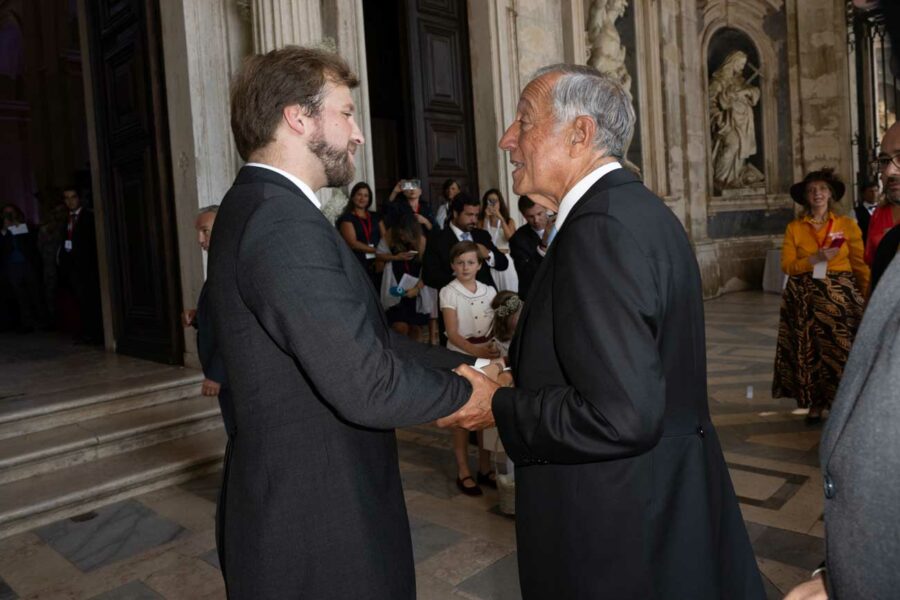 Le mariage de l'infante Maria Francisca en communion avec la population ...