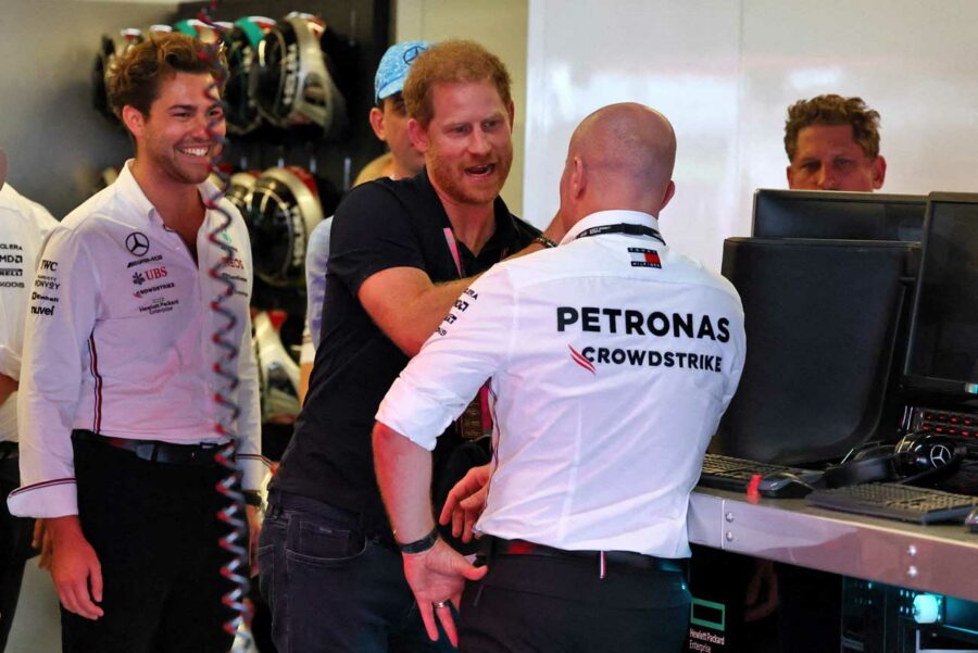 Le prince Harry au Grand Prix de F1 à Austin après ses vacances ...