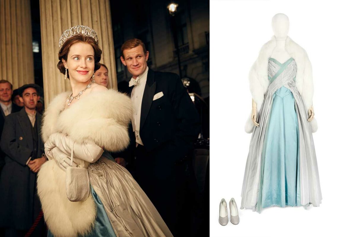 Les costumes de la série The Crown proposés aux enchères avec des ...