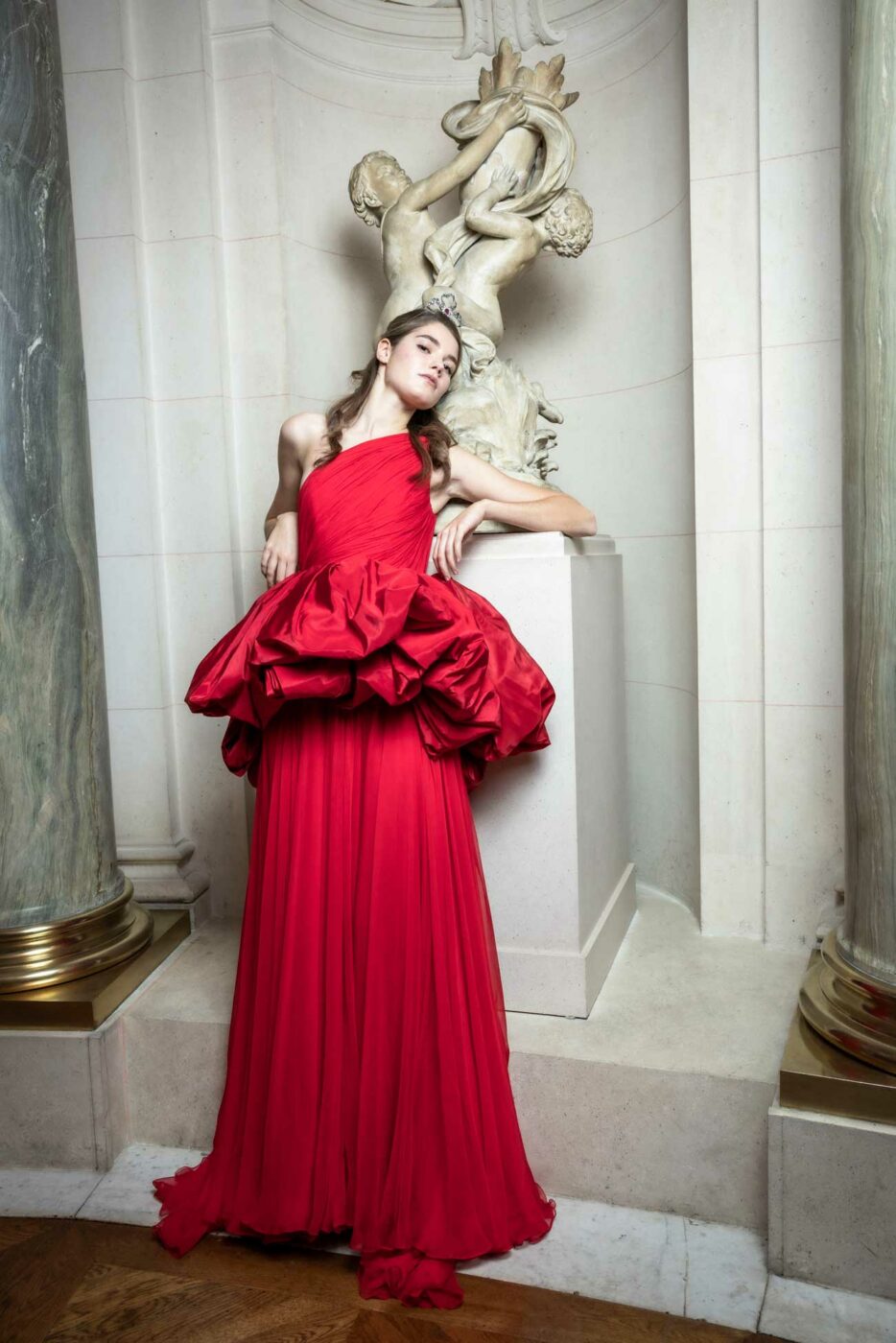 La marquise vénitienne Barbara Berlingieri glamour en Giambattista ...