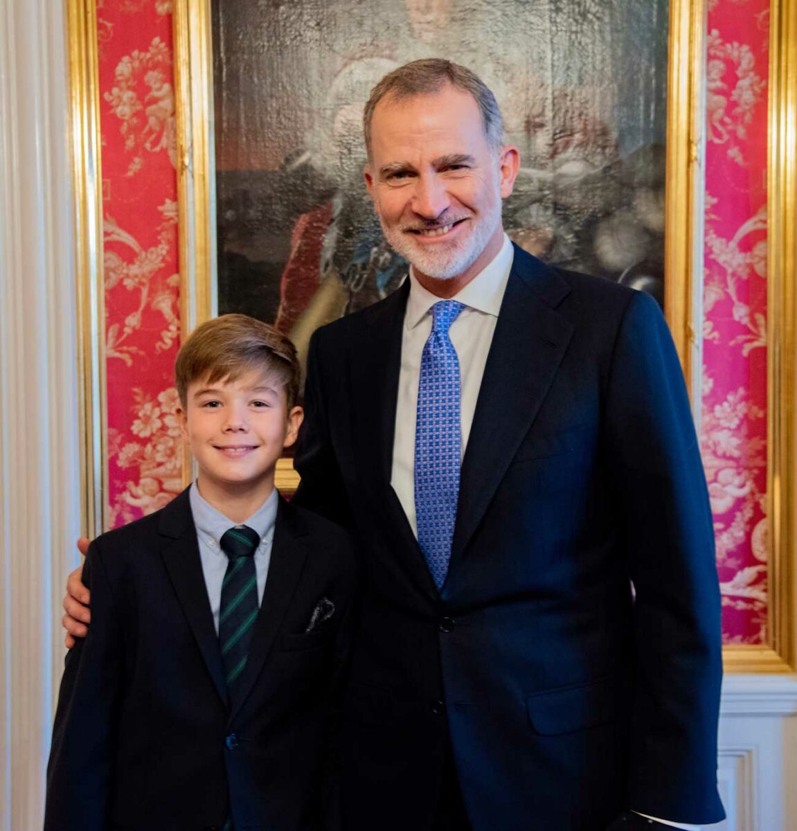 Le prince Vincent et le roi Felipe VI : le jeune prince retrouve son ...