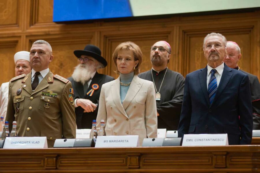 Margareta de Roumanie à l'ouverture du parlement pour la fête nationale