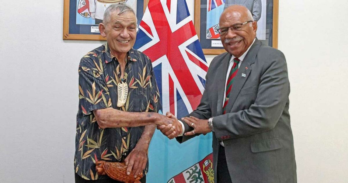 « Moment historique » pour le roi des Maoris aux Fidji