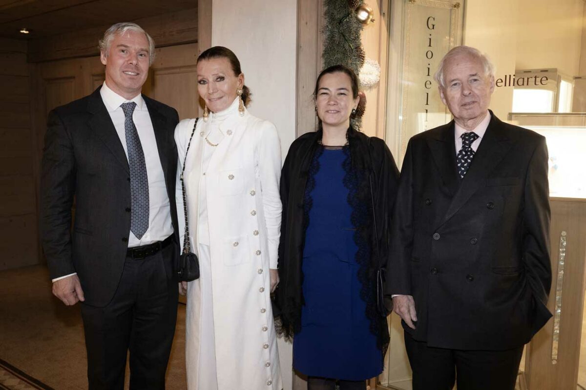 Le roi Fouad II et ses proches débutent l'année en musique à Gstaad ...