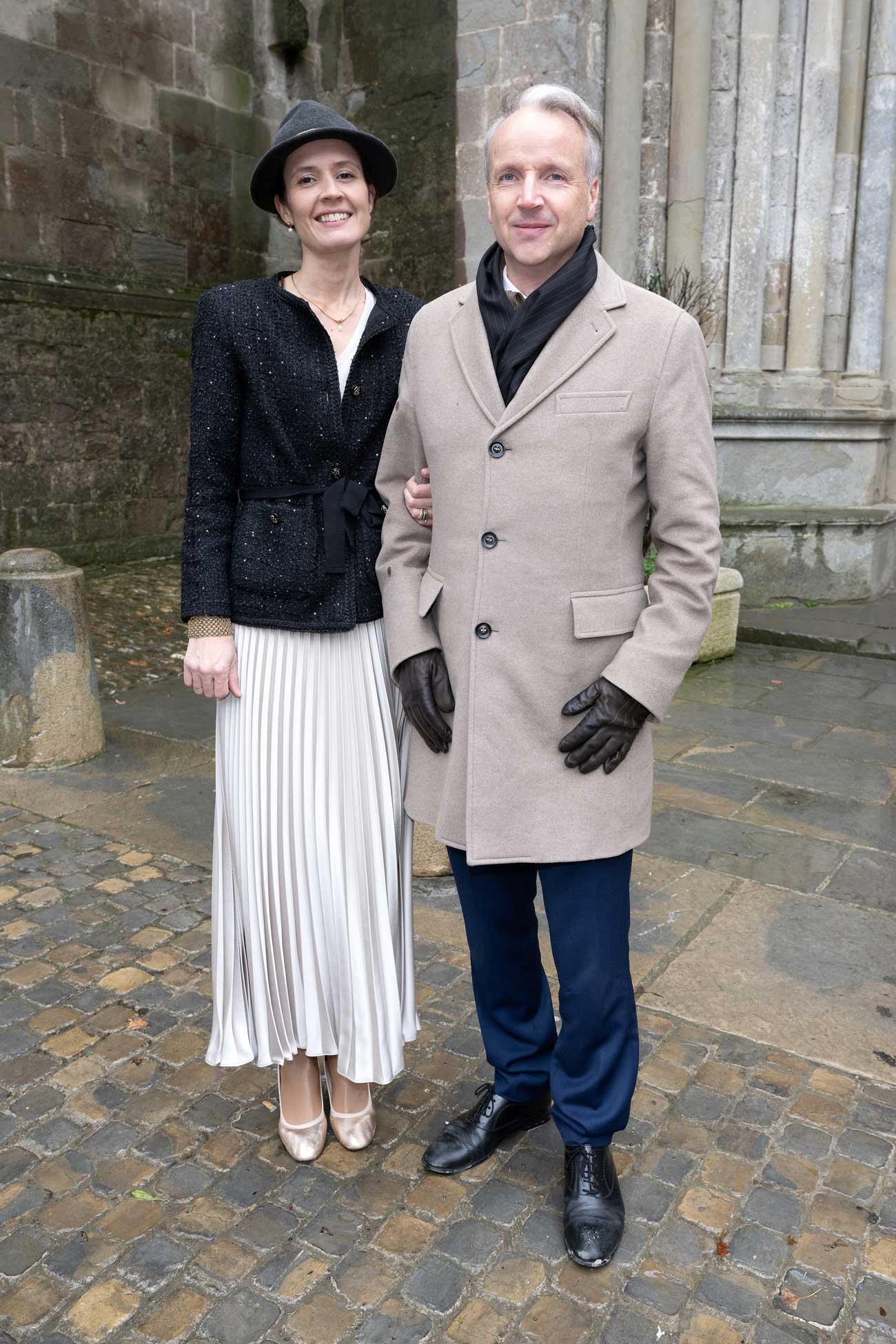 Le baptême du prince Alphonse de France à la basilique Saint-Nazaire de ...