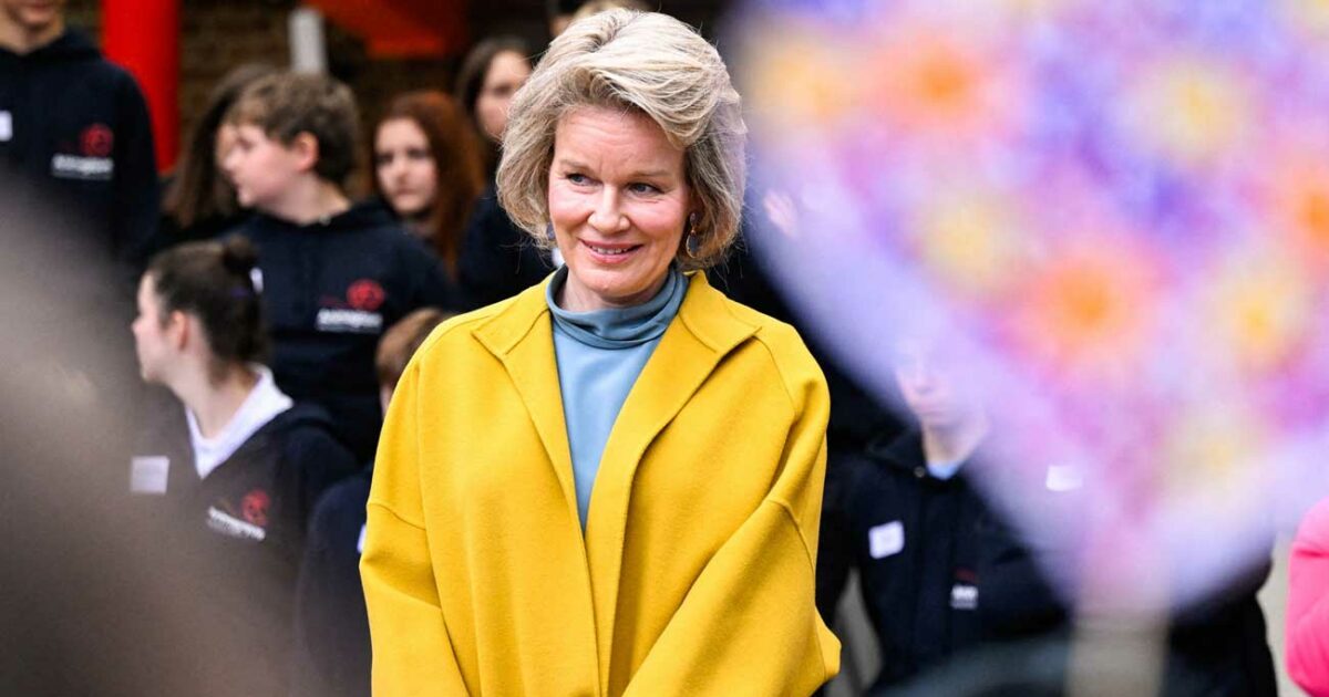 La reine Mathilde rencontre le groupe de jeunes Mik'Ados