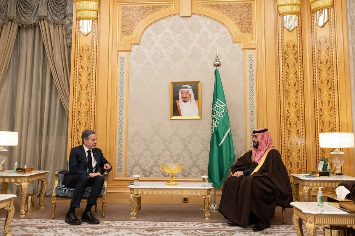 Le prince héritier Mohammed ben Salman rencontre le secrétaire d'État ...