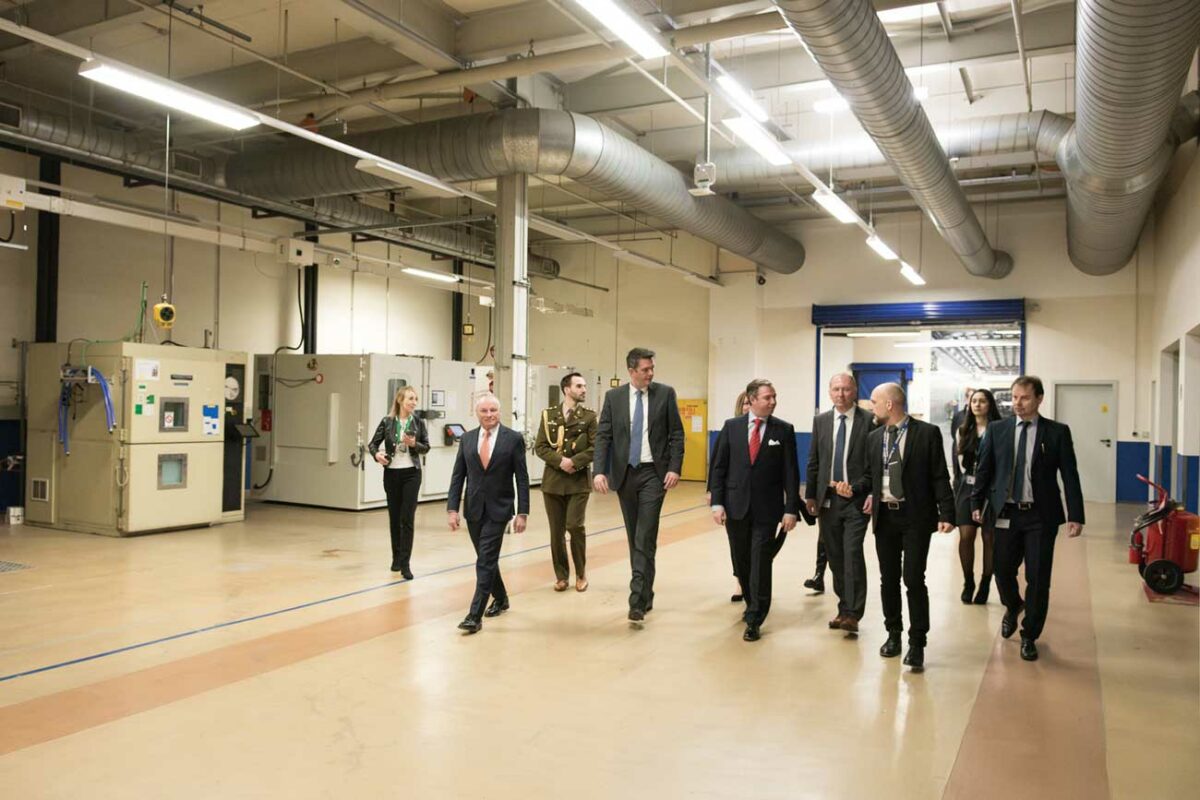 Guillaume de Luxembourg découvre les solutions innovantes de l ...