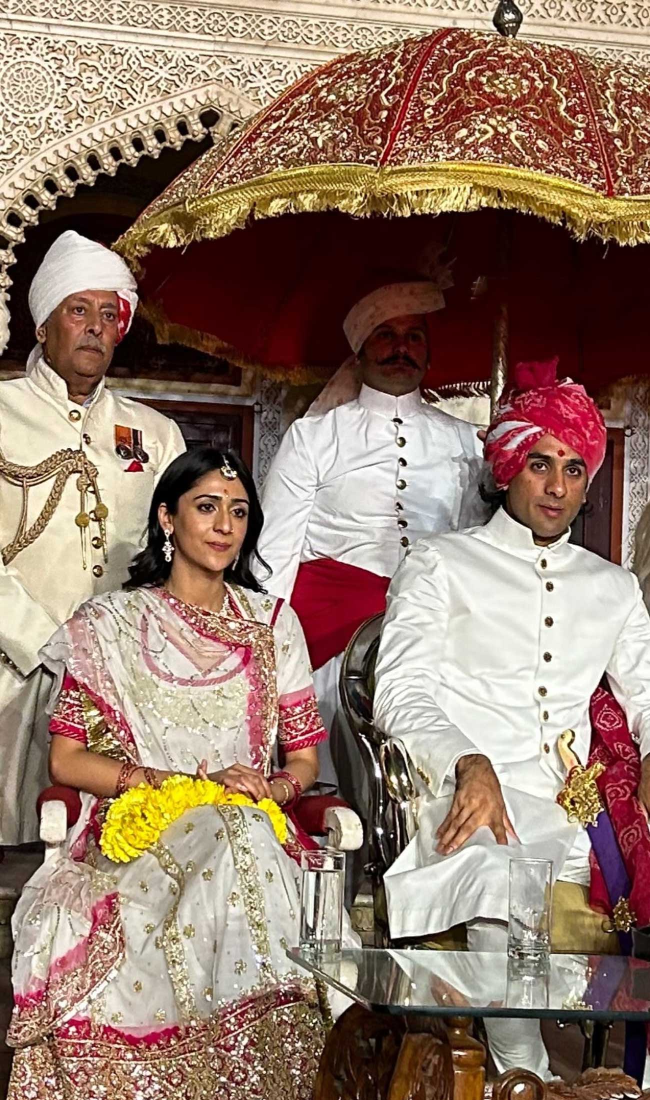 Le maharadja de Jaipur célèbre Holi dans son palais