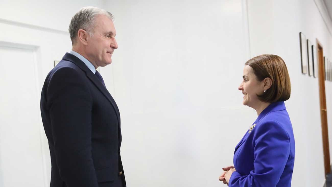 Le prince Radu reçu par la ministre des Affaires étrangères