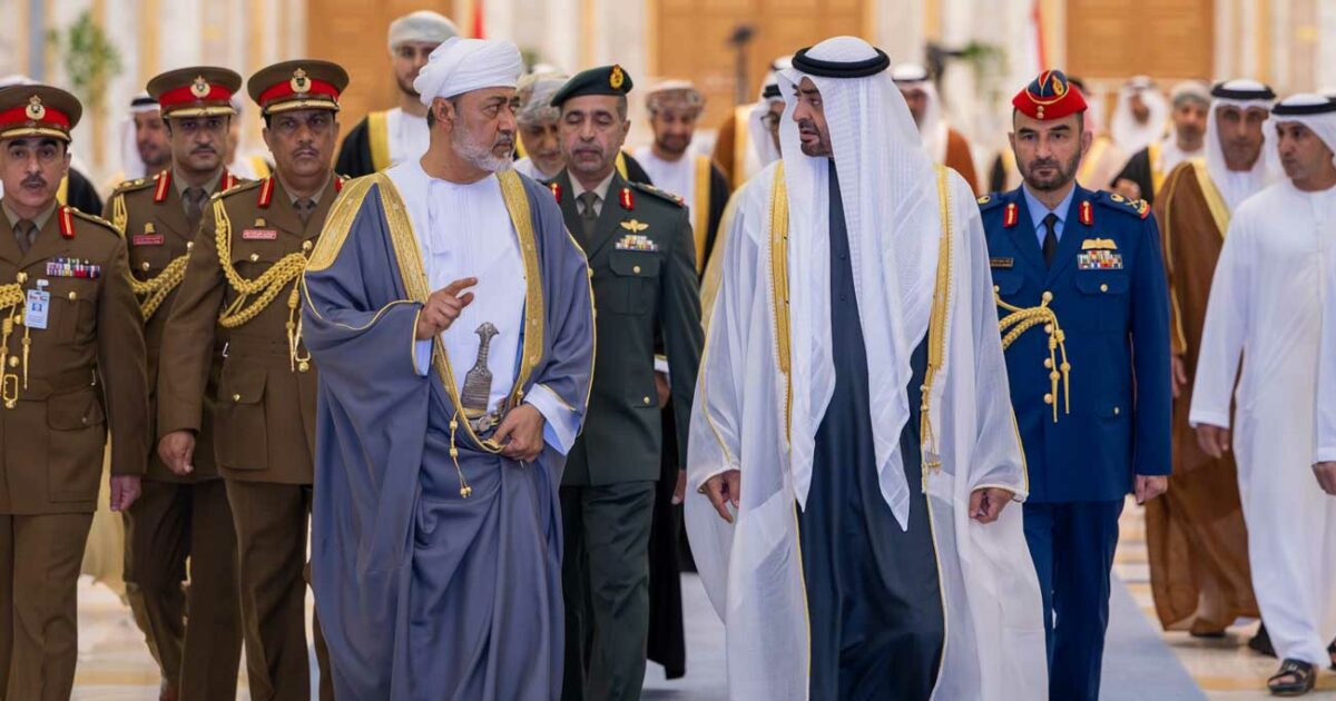 Le sultan d'Oman en visite d'État aux Émirats arabes unis