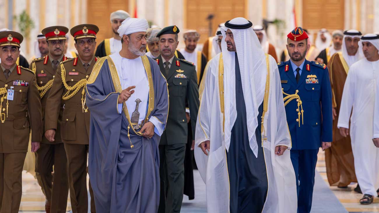 Le sultan d'Oman en visite d'État aux Émirats arabes unis