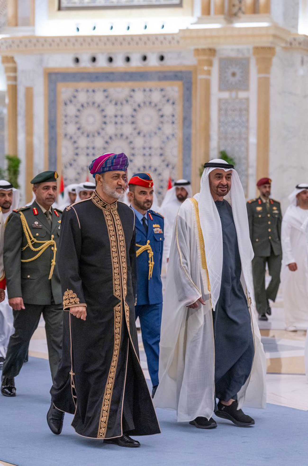 Le sultan d'Oman en visite d'État aux Émirats arabes unis