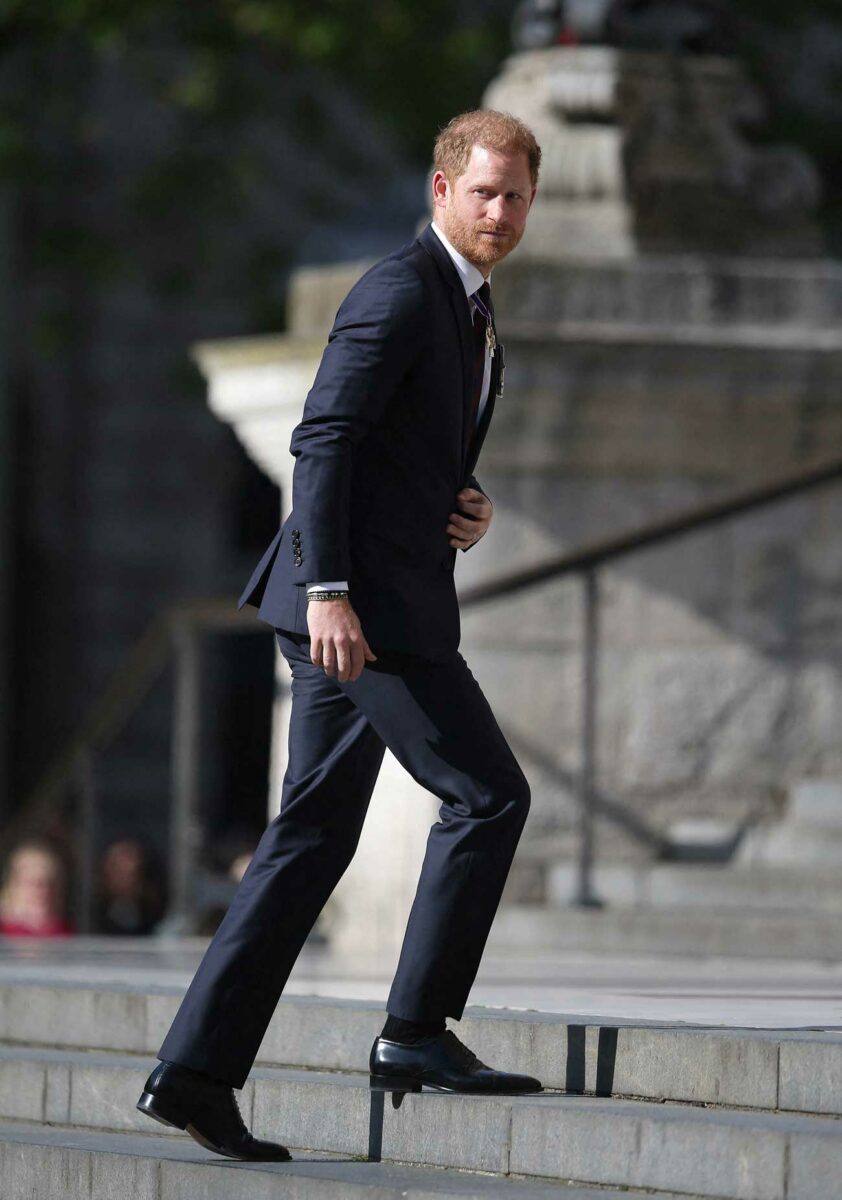Le prince Harry à la cathédrale Saint-Paul de Londres pour célébrer les ...