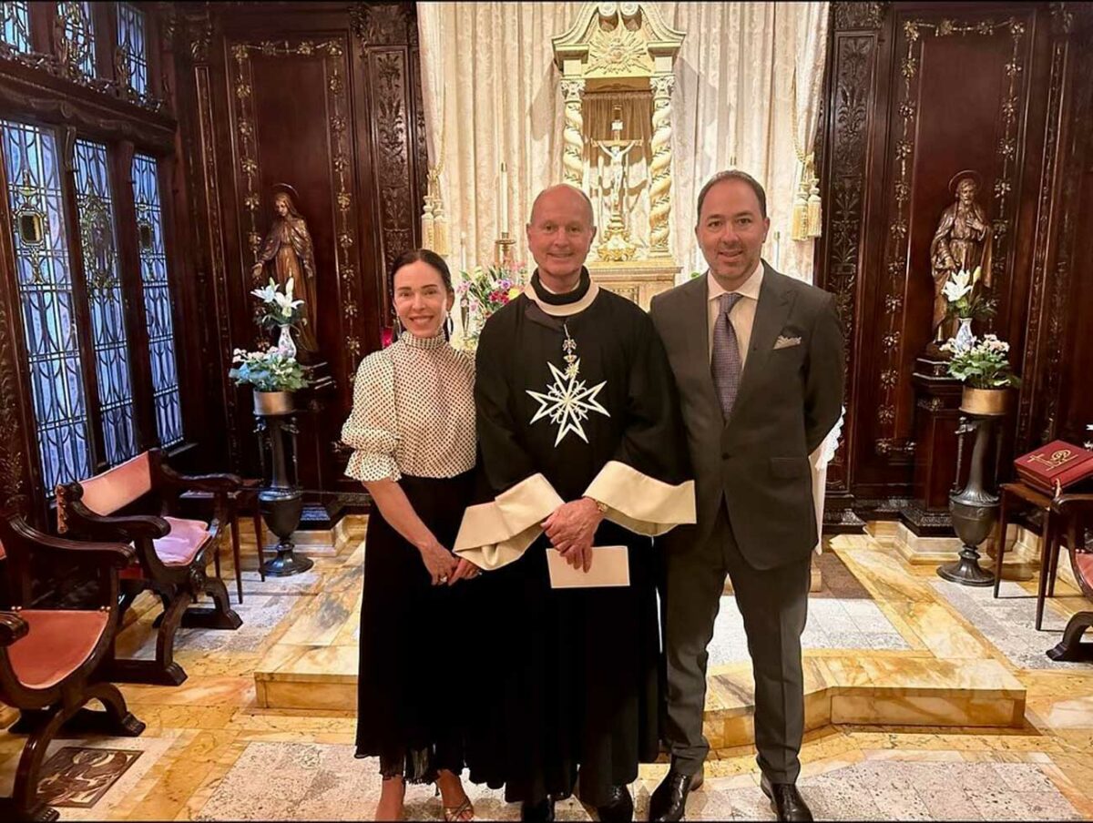 Le prince Dimitri devient chevalier de l'ordre de Malte