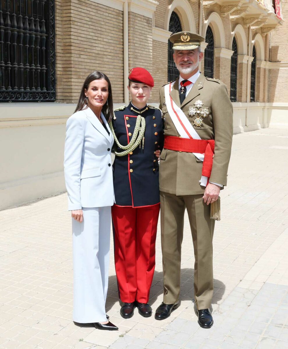 Le roi Felipe fête les 40 ans de son serment au drapeau, en présence de ...