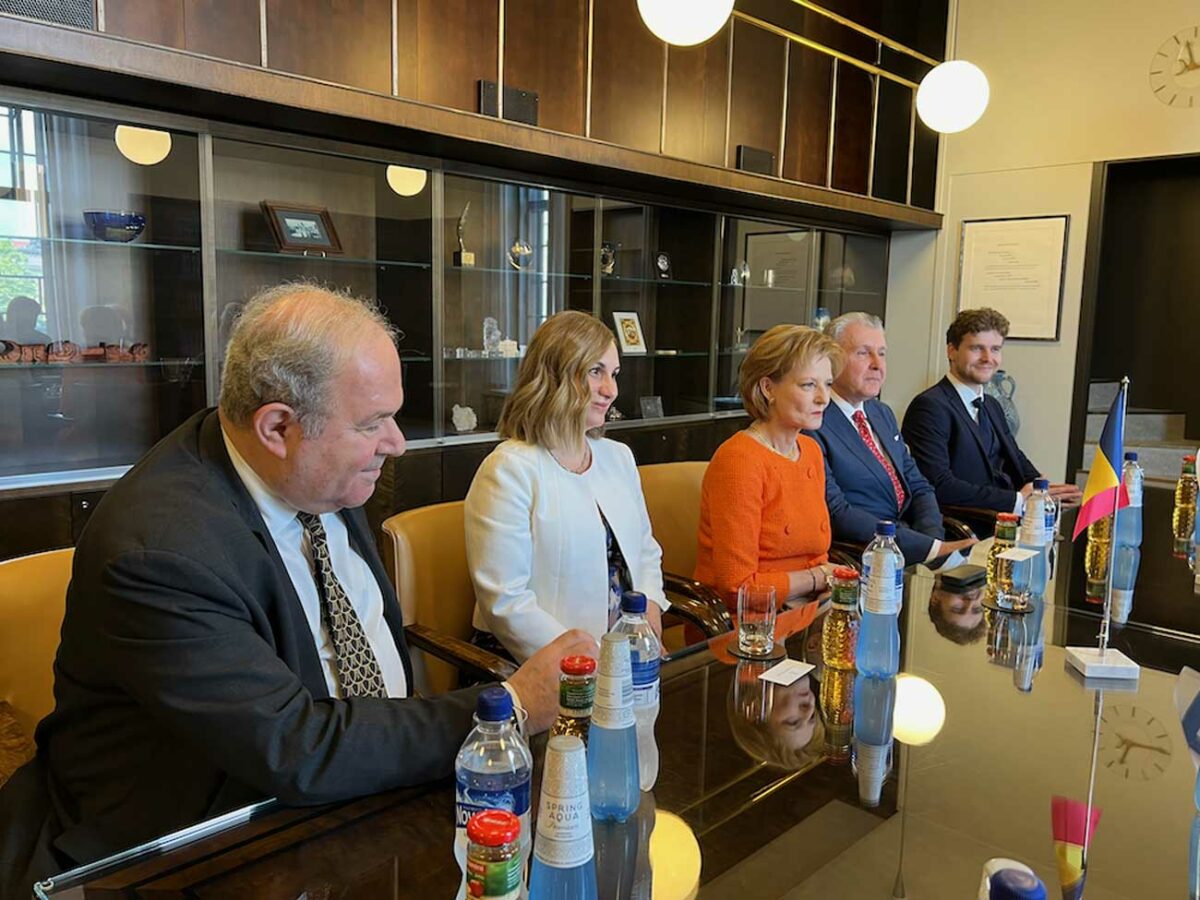 Margareta de Roumanie au parlement finlandais à Helsinki