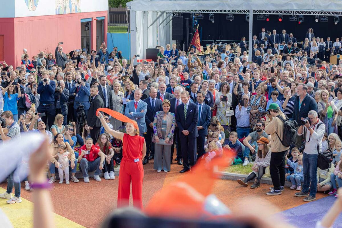 Le couple grand-ducal lance les festivités de la fête nationale à Kehlen