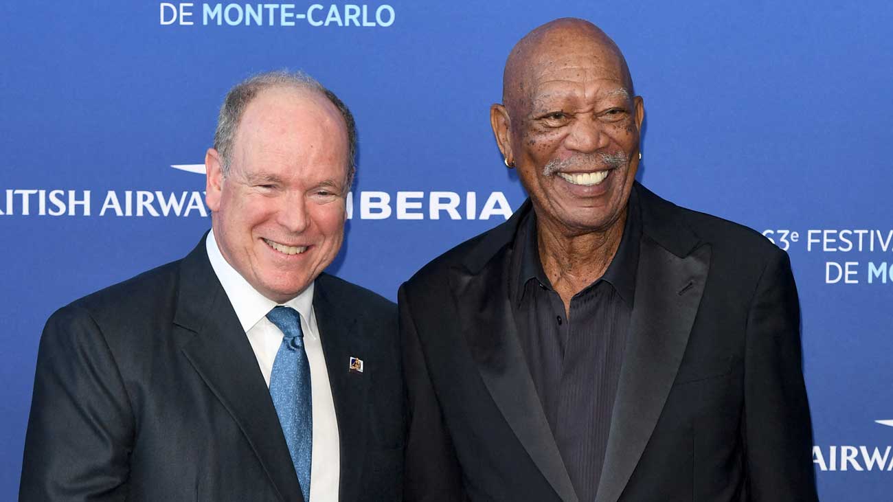 Le prince Albert II et Morgan Freeman ouvrent le Festival de télévision ...