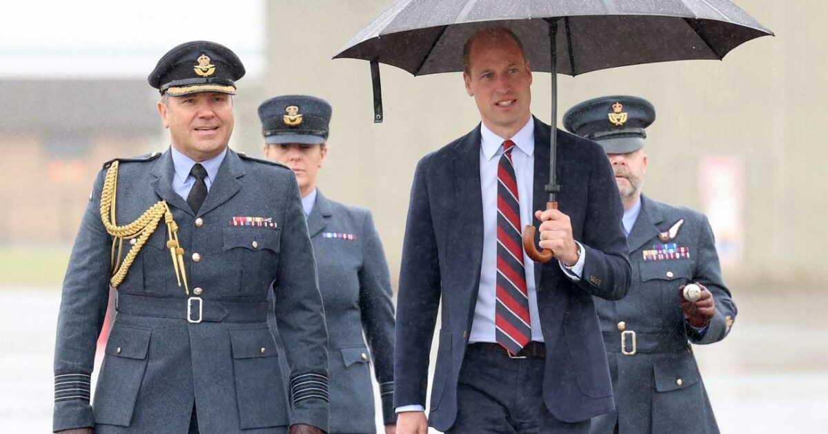 Le prince William effectue sa première visite en tant que commodore de ...