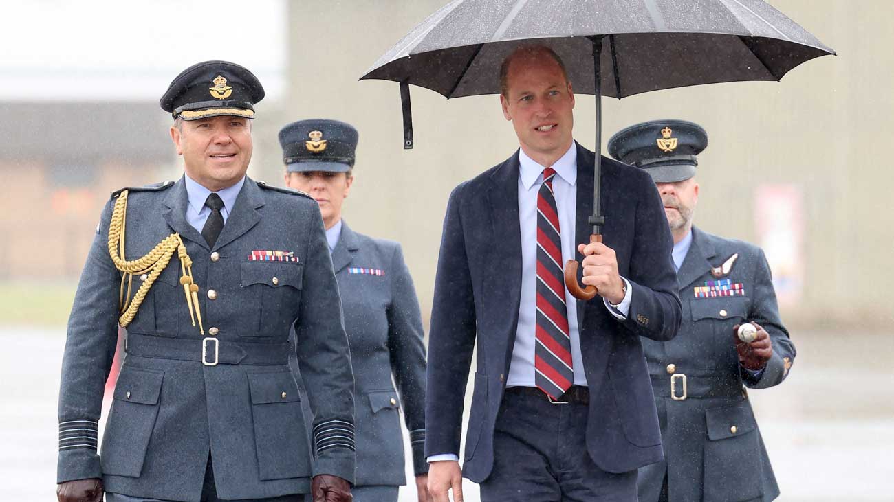 Le prince William effectue sa première visite en tant que commodore de ...