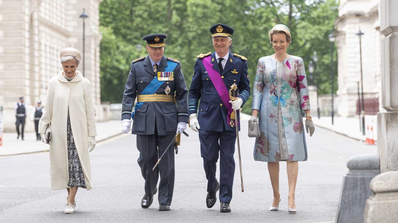 Le roi Philippe et la reine Mathilde à Londres : 90 ans d'un privilège ...