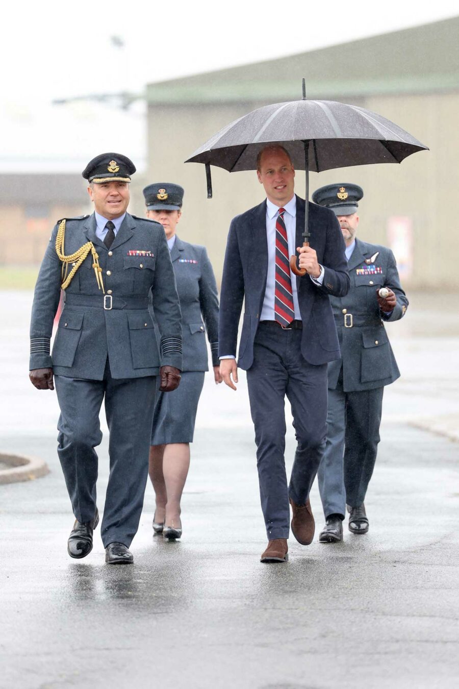 Le prince William effectue sa première visite en tant que commodore de ...