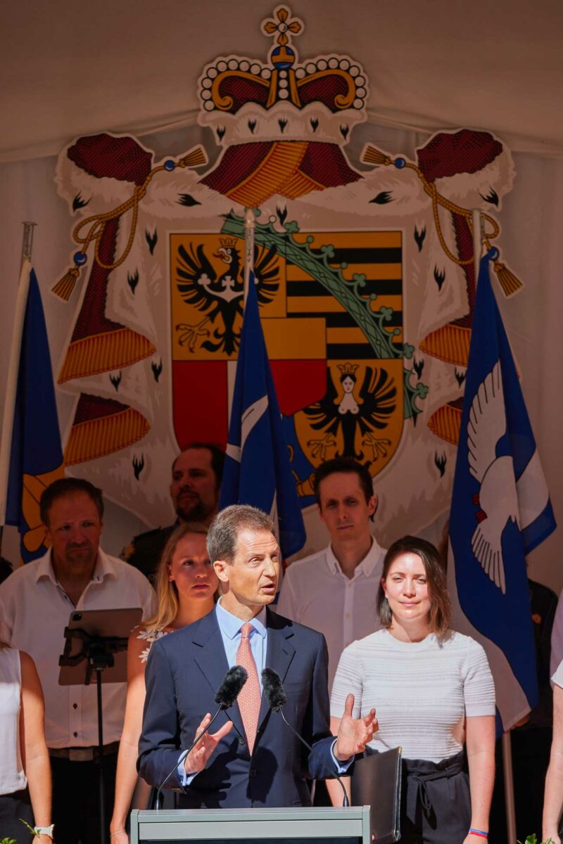 Le Liechtenstein célèbre les 20 ans de régence du prince héréditaire ...