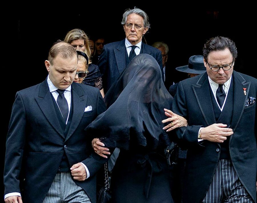 Les princes et princesses de Salm réunis dans le deuil pour l'adieu au ...