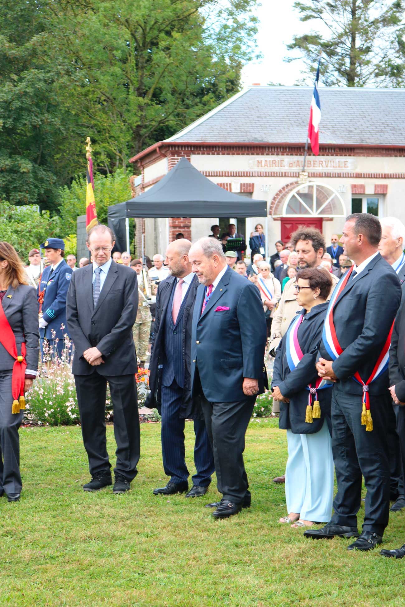 Le prince de Chimay inaugure le mémorial de la Brigade Piron en Normandie