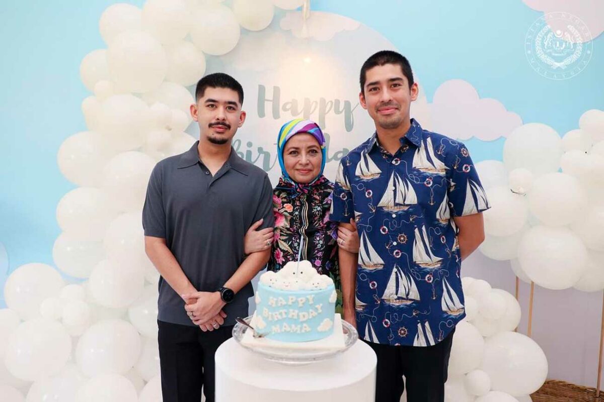 La reine Zarith Sofiah fête ses 65 ans en toute intimité avec le roi Ibrahim et leurs deux plus ...