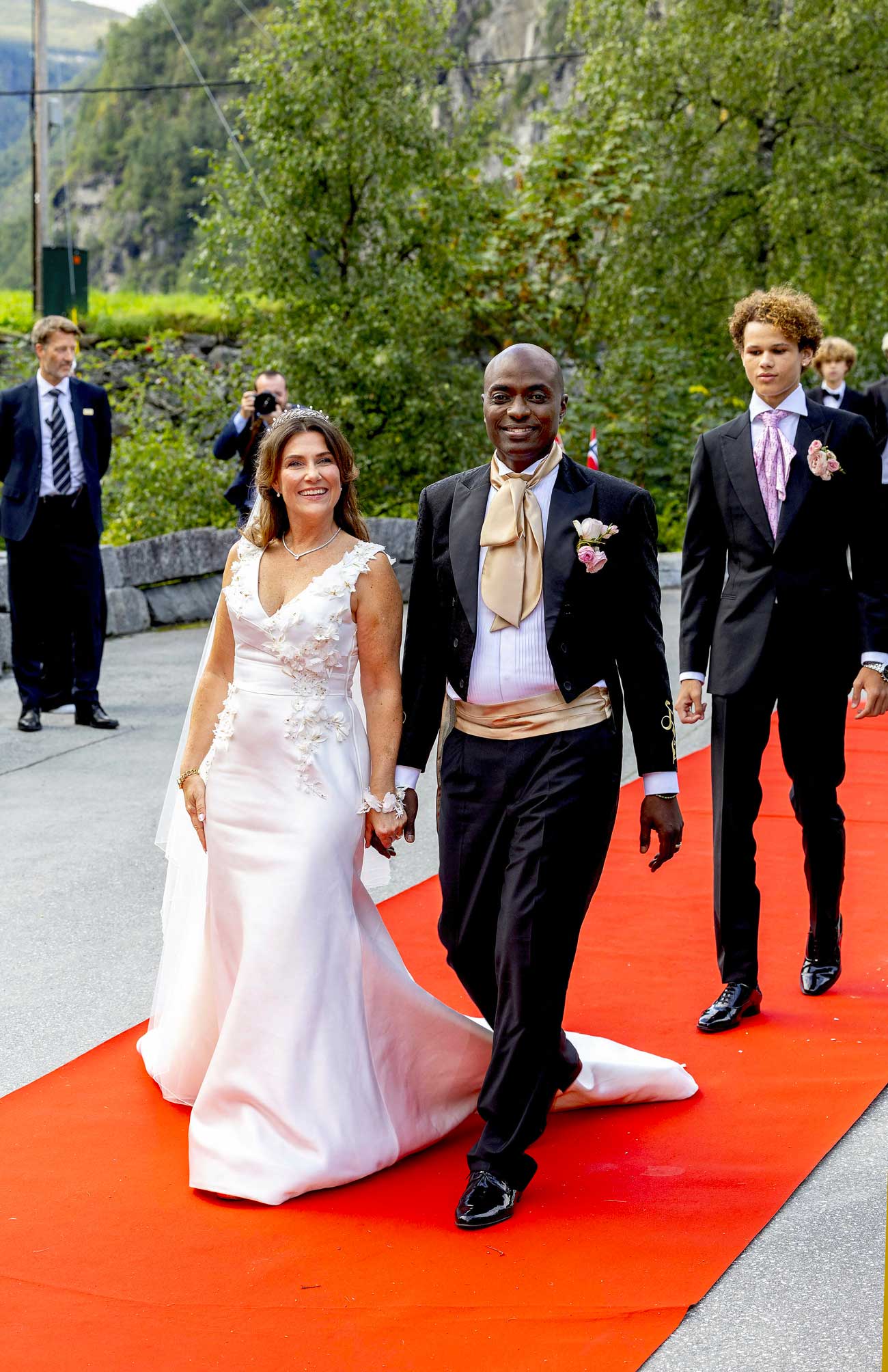 La princesse Sarah Culberson au mariage de la princesse Märtha Louise ...