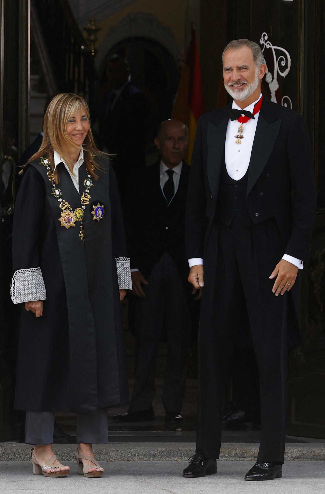 Le roi Felipe porte exceptionnellement le Grand collier de Justice en ...