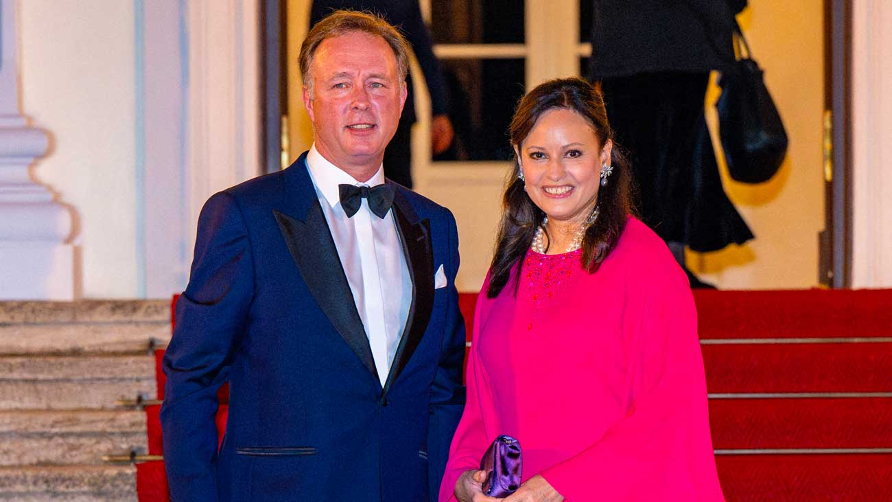 Le prince Gustav et la princesse Carina au dîner d'État à Berlin : les ...