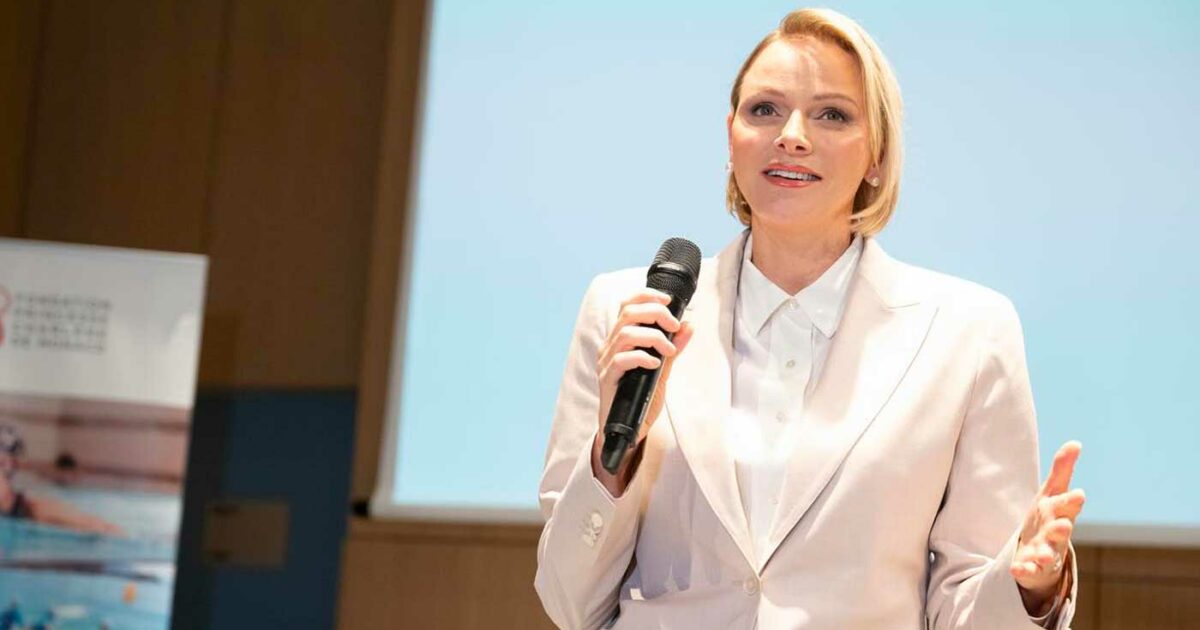 La princesse Charlène soutient la créativité dans le sport lors d'un ...