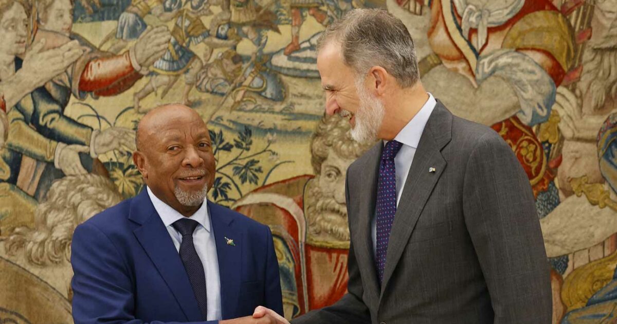 Le roi Felipe reçoit en audience le président namibien