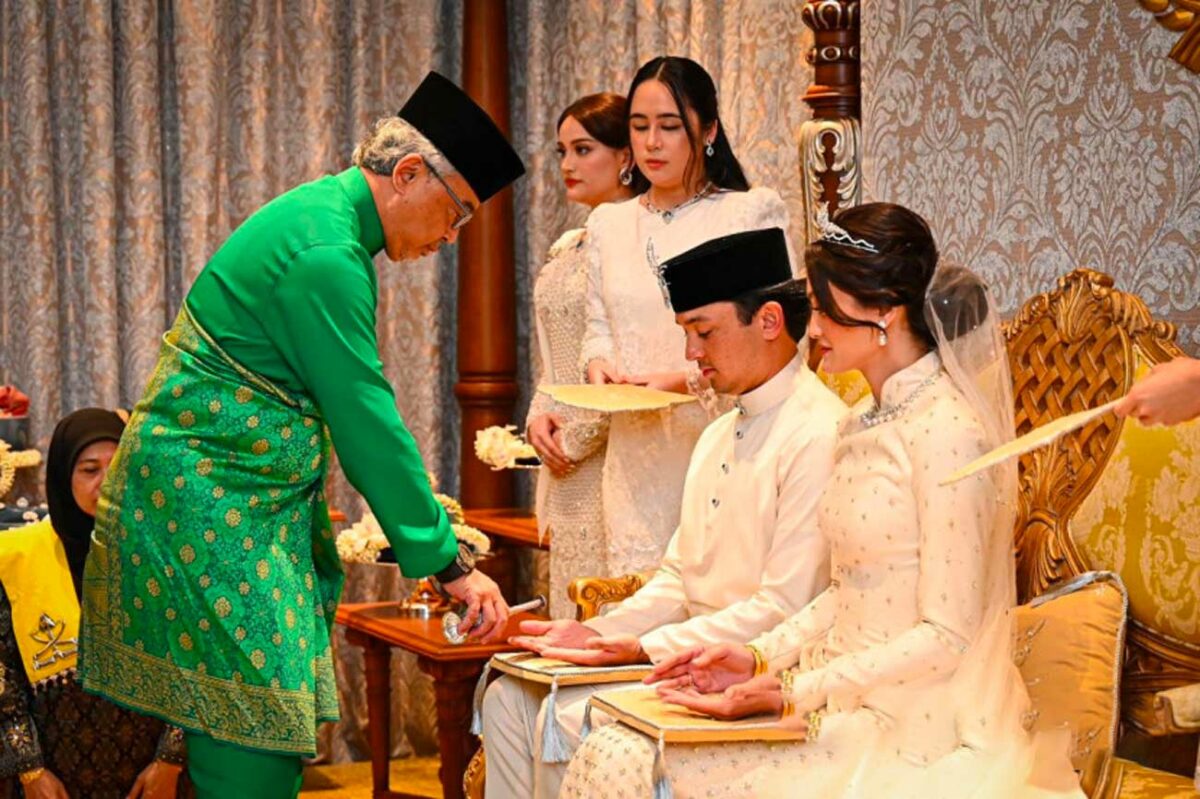 Le mariage du prince Muhammad, fils du sultan de Pahang