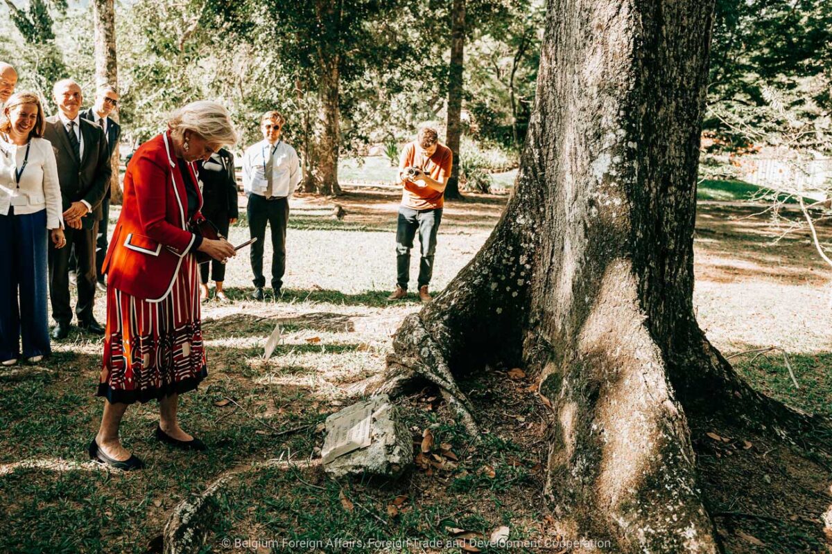 La princesse Astrid sur les traces de ses ancêtres au Jardin botanique ...
