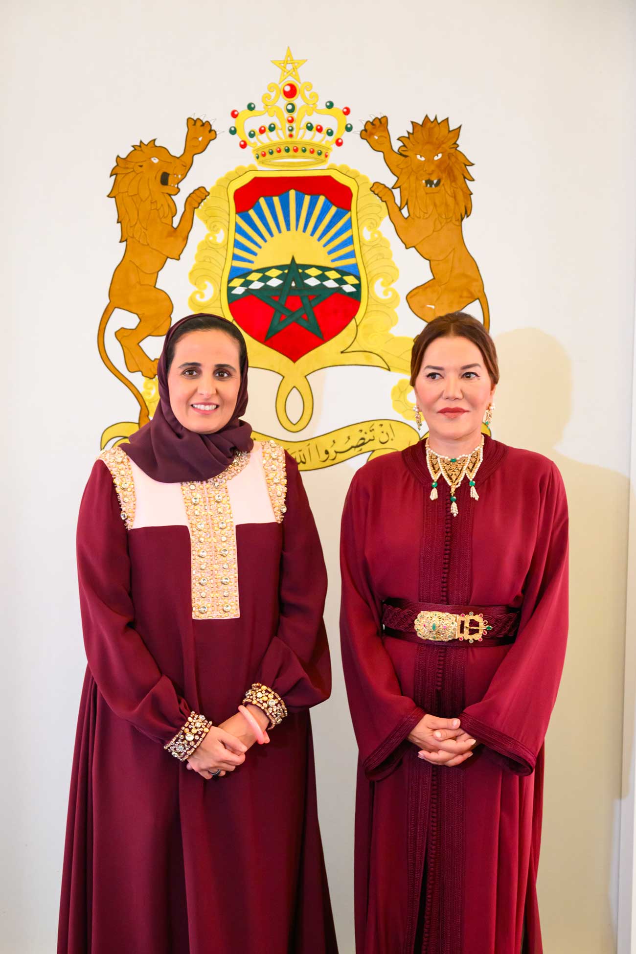 La princesse Lalla Hasnaa et la cheikha Al-Mayassa réunies au Qatar ...