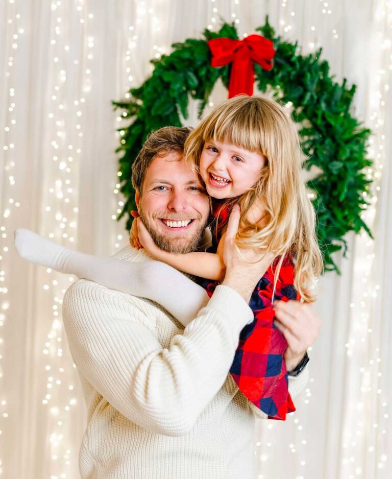La joie du prince Leka avec sa fille Géraldine pour Noël