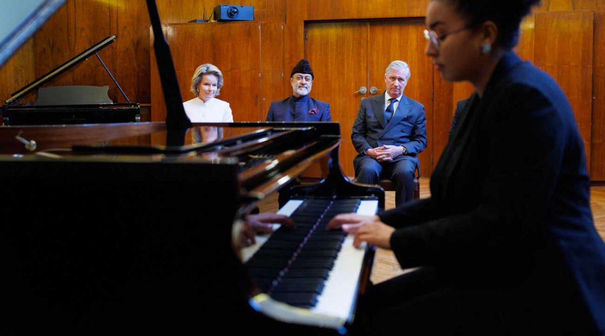 Le sultan d'Oman conclut sa visite d'État en Belgique en musique