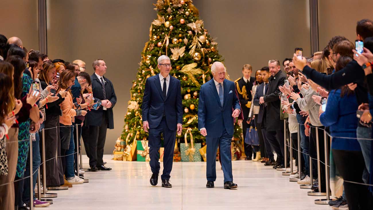 Le roi Charles III visite le siège d'Apple avec Tim Cook