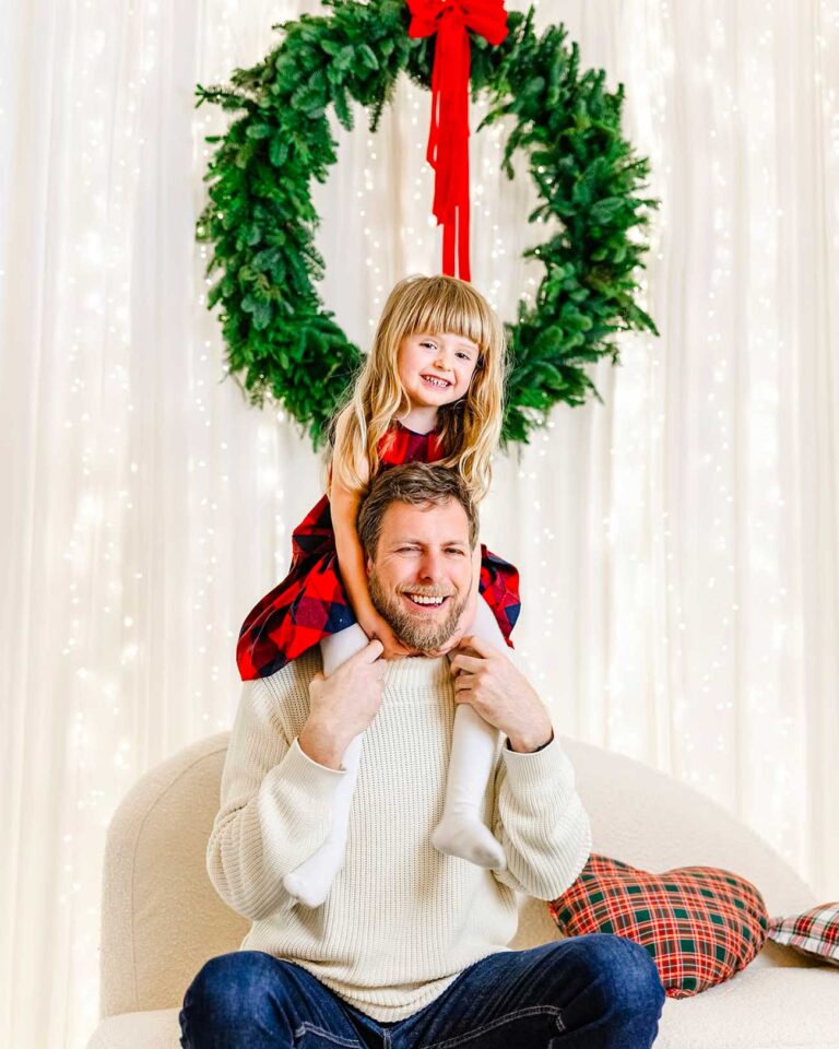 La joie du prince Leka avec sa fille Géraldine pour Noël