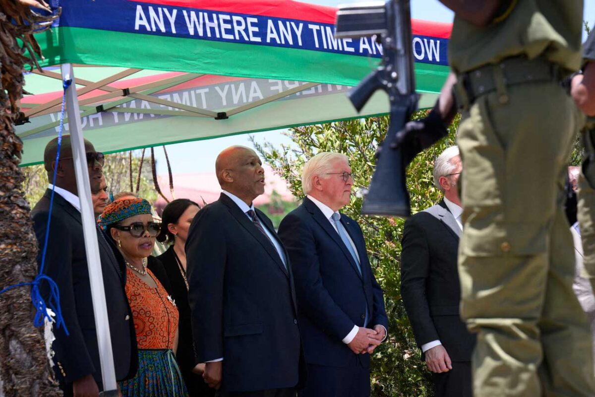 Le roi Letsie III reçoit le président allemand après sa mystérieuse ...