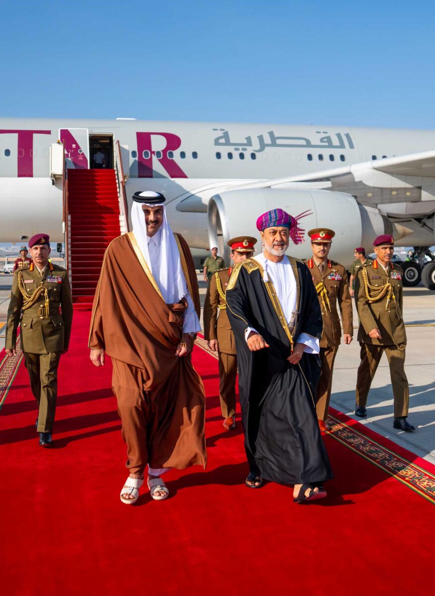 L'émir Tamim du Qatar en visite d'État auprès du sultan Haitham d'Oman