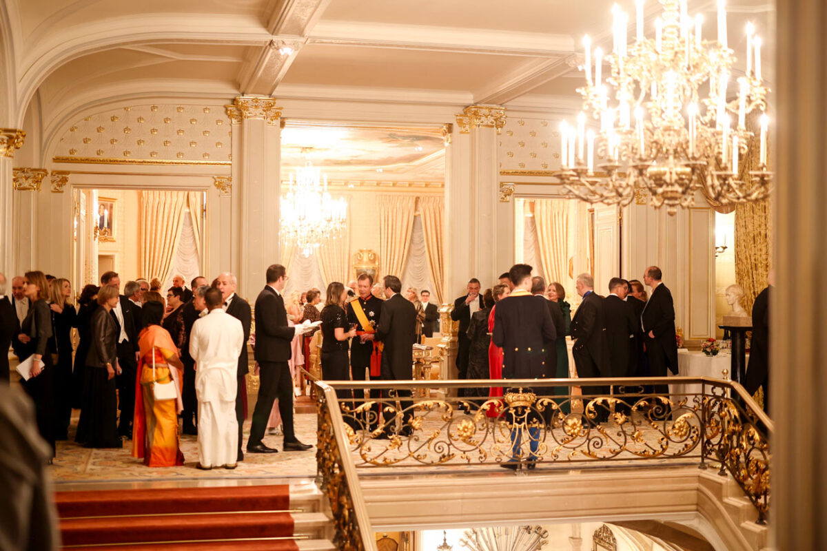 Diadèmes et distinctions pour la dernière réception de nouvel an du grand-duc Henri de Luxembourg