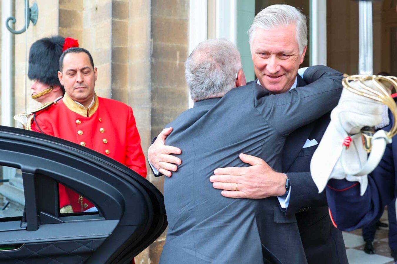 Le roi Philippe reçoit le roi Abdallah II de Jordanie après sa ...