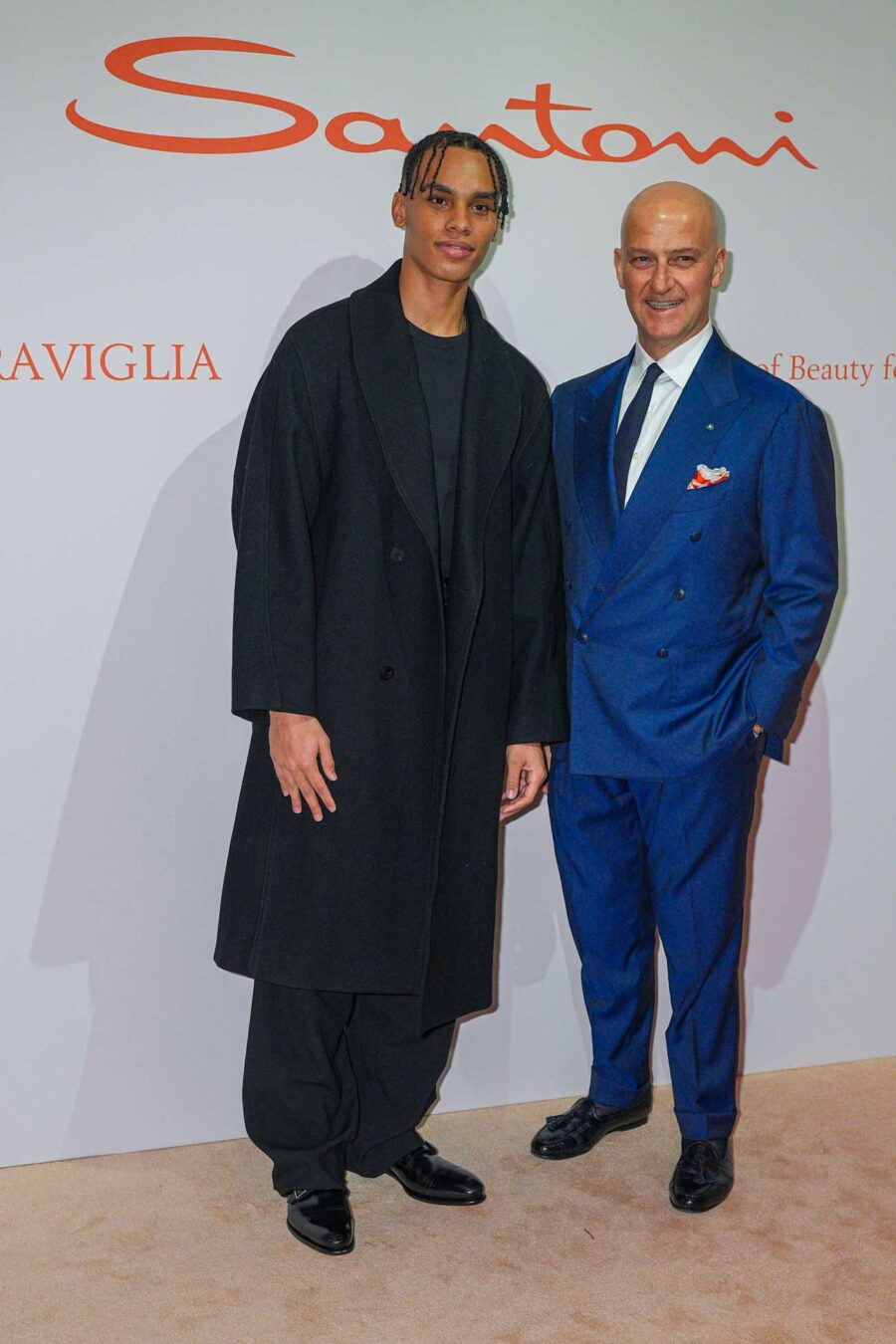 Alexandre Grimaldi fête les 50 ans de Santoni avec Sharon Stone et Kelly Rutherford