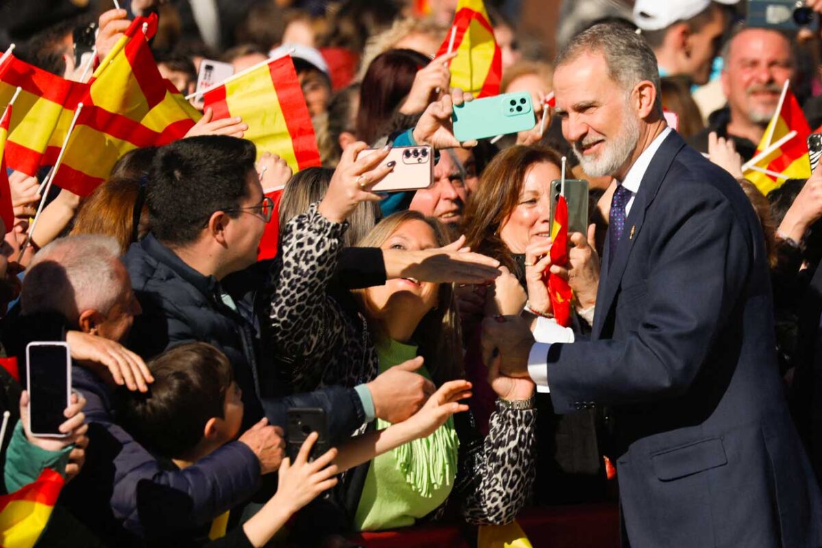 Le roi Felipe VI à Caravaca de la Cruz pour clôturer cette année ...