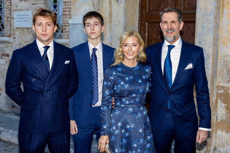Le prince Constantine Alexios témoin du mariage de son oncle Nikolaos